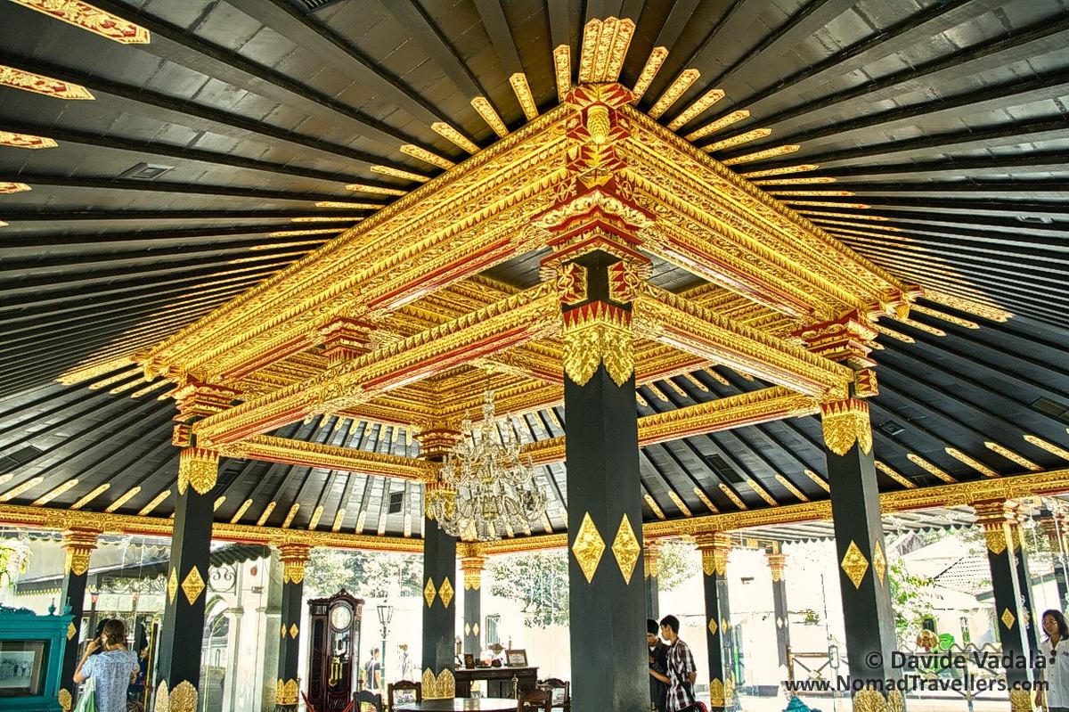 Roof of the Golden Hall, Kraton, Yogyakarta - Nomad Travellers