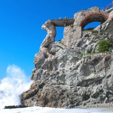The Statue of "Il Gigante" (the Giant) in Monterosso al Mare, Cinque ...